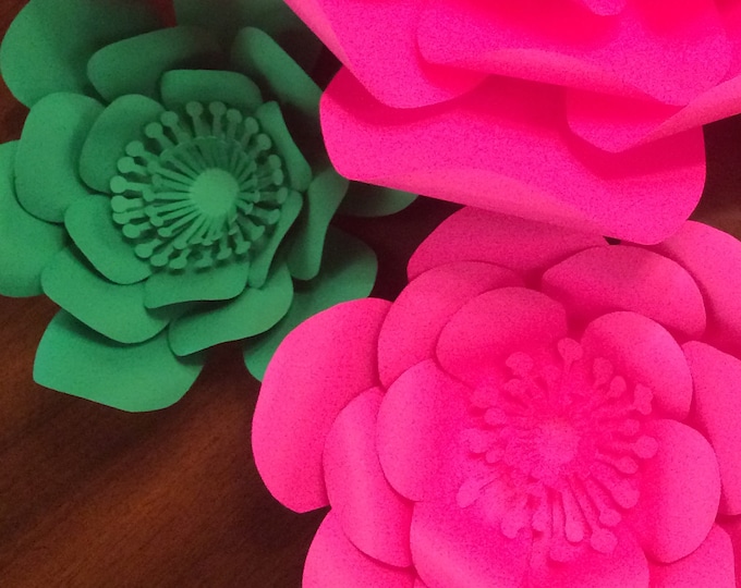 Large Flower Template 18 - Template Has 9 Different Size Petals - Etsy