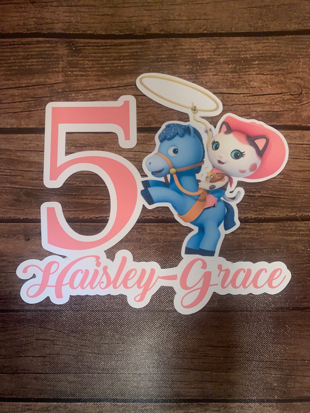 Sheriff Callie Cake Topper - Etsy