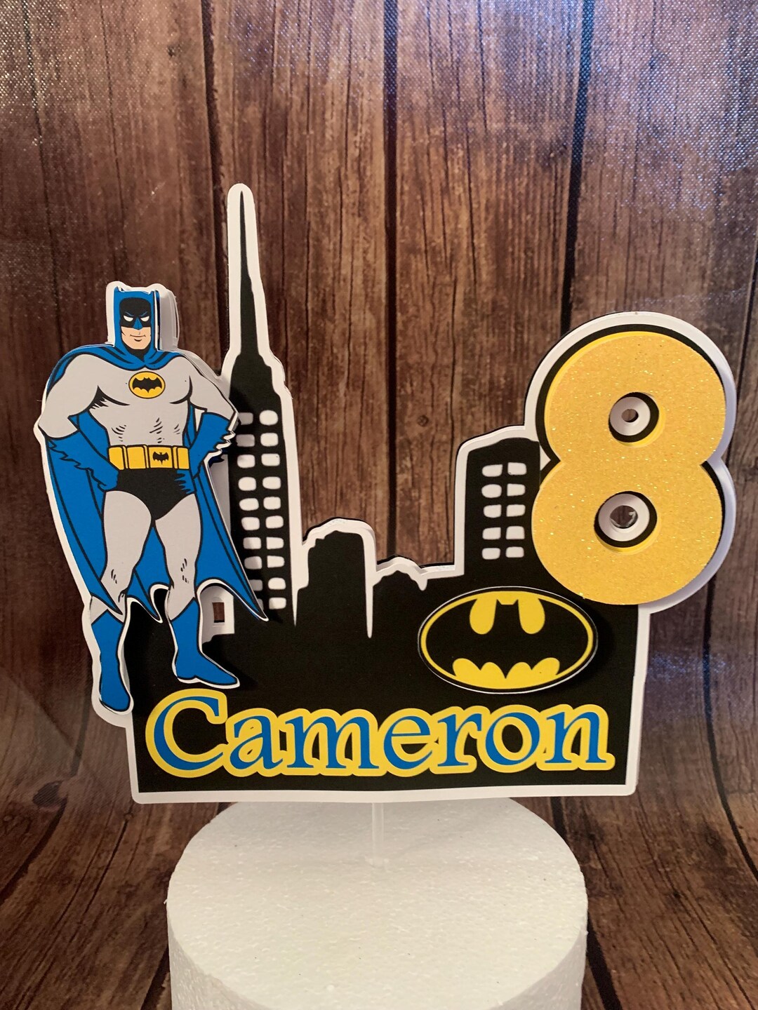Batman Cake Topper - Etsy