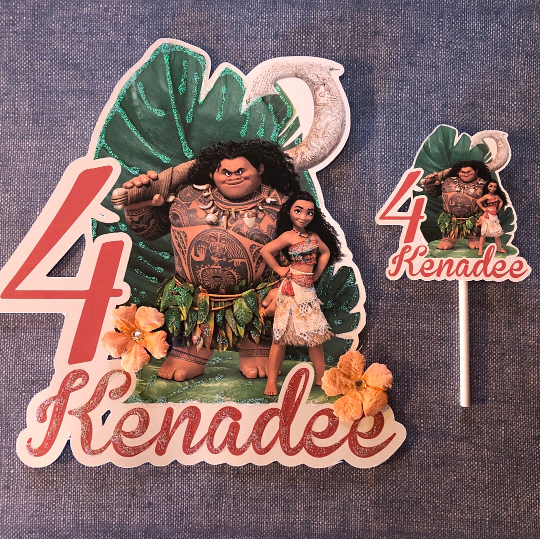 Moana Cake Topper - Etsy