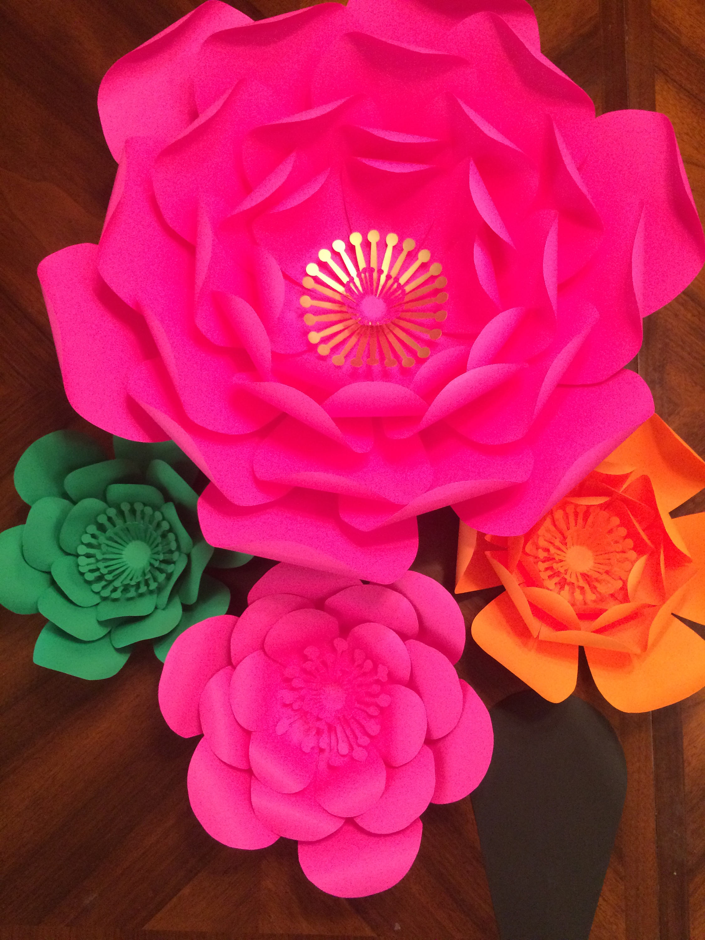 Large Flower template 18 Template has 9 different size | Etsy