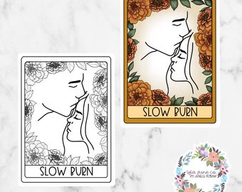 Slow Burn Sticker - Etsy