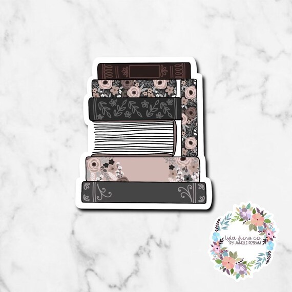 Dark Romance Book Stack Sticker / Book Lover / Reader Trope / - Etsy Canada