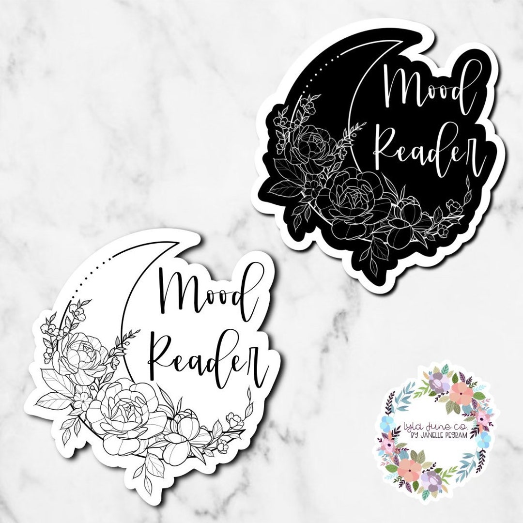 Mood Reader Sticker / Book Lover / Reader Trope / Book - Etsy