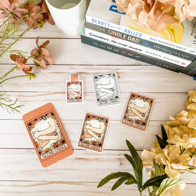 Second Chance Romance Tarot Card Trope Sticker/ Book Lover - Etsy