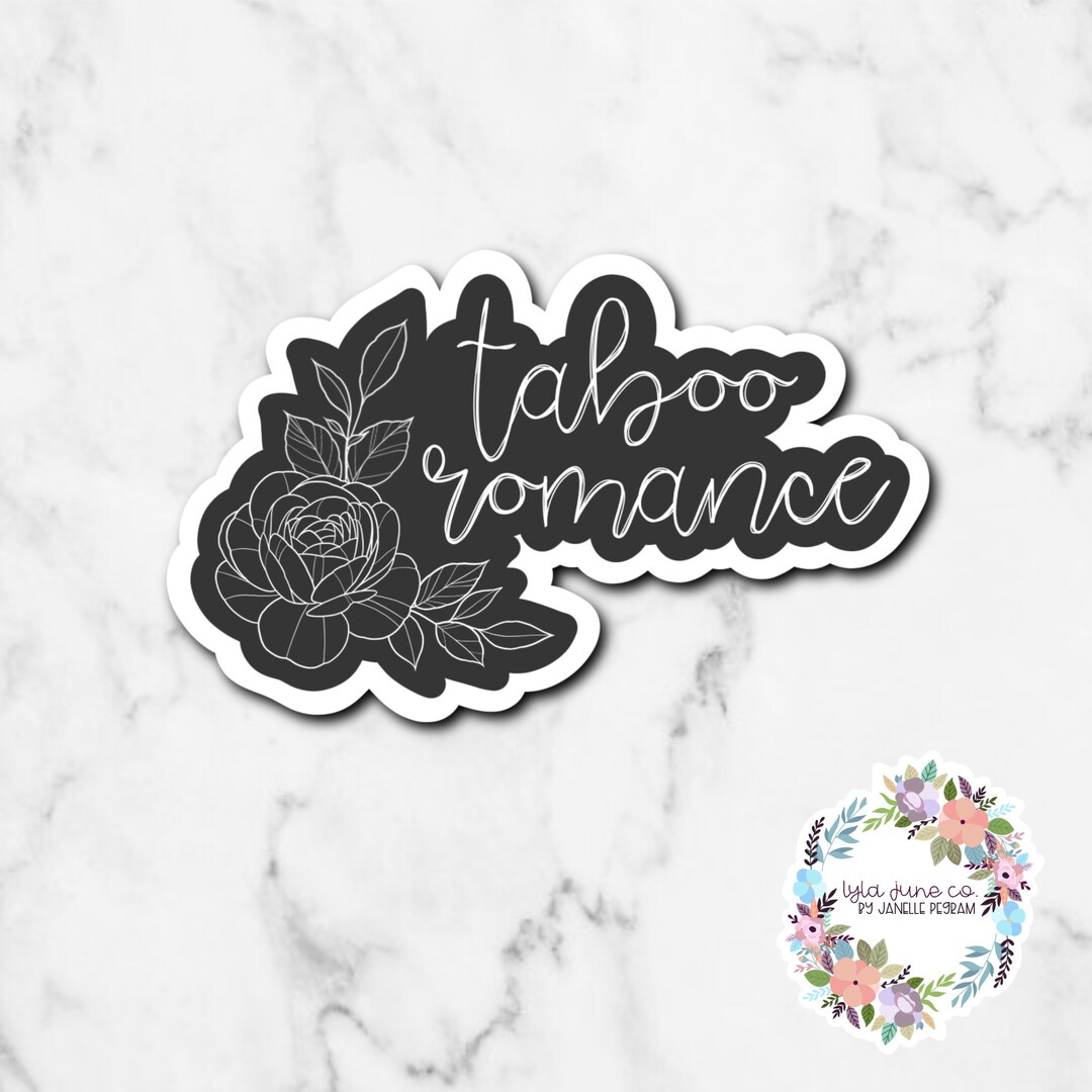 Taboo Romance Trope Sticker / Book Lover Sticker / Reader Sticker ...