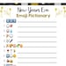 New Years Emoji Pictionary Game, Printable or Virtual Holiday Party ...