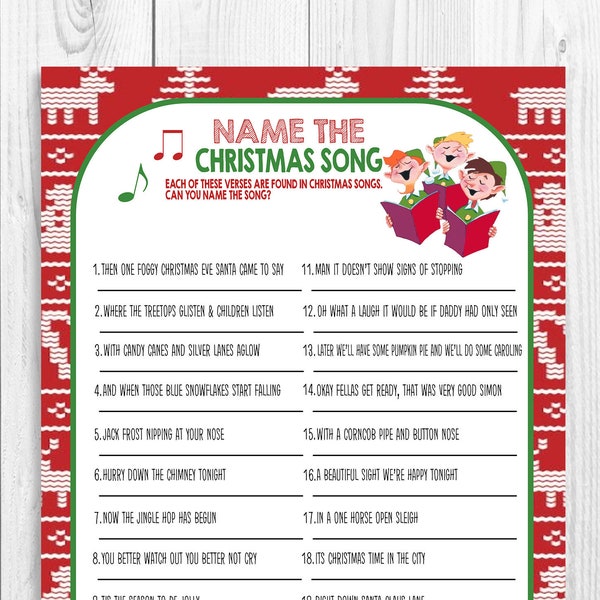 Christmas Party Game - Etsy