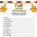 Fall Word Scramble Game, Printable or Virtual Game for Adults and Kids ...
