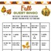 Fall Find the Guest Bingo Game, Printable or Virtual Ice Breaker Game ...