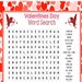Valentines Day Game, Word Search, Valentines Game, Valentines Party ...