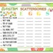 Easter Scattergories Game, Easter Word Game, Easter Party Game, Easter ...