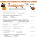 Thanksgiving Trivia Game, Printable or Virtual Turkey Day Trivia Quiz ...