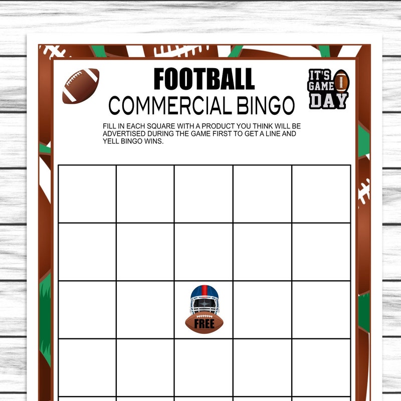 Football Printables - Etsy