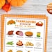 Thanksgiving Dinner Price is Right Printable Trivia Game, Group Game ...