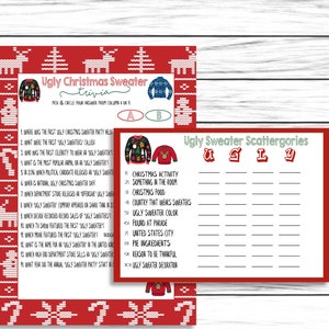 Christmas Games, Ugly Sweater Games, Christmas Party Trivia, Xmas Party ...