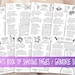 Moon Lunar Phases Guide Lunar Reference Page Basic - Etsy