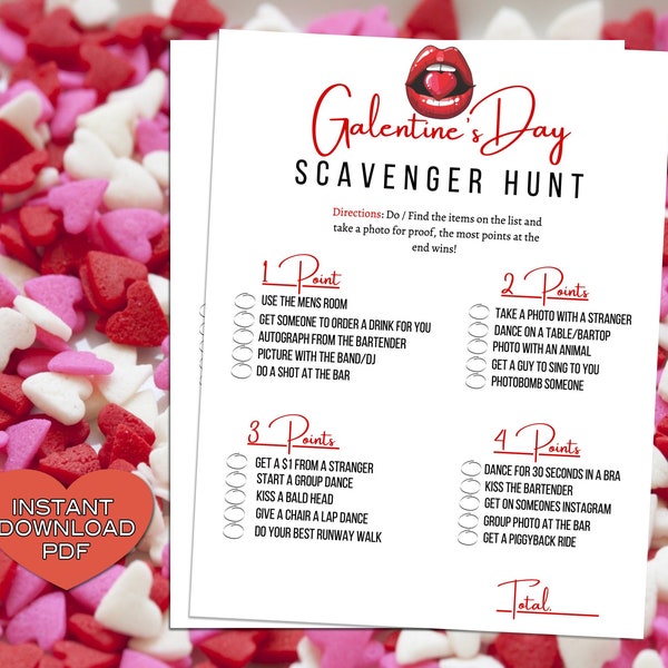 Girls Night Out Scavenger Hunt - Etsy