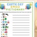Printable Earth Day Emoji Pictionary Game | Classroom Work Church Party Quiz | Fun Earth Day ...