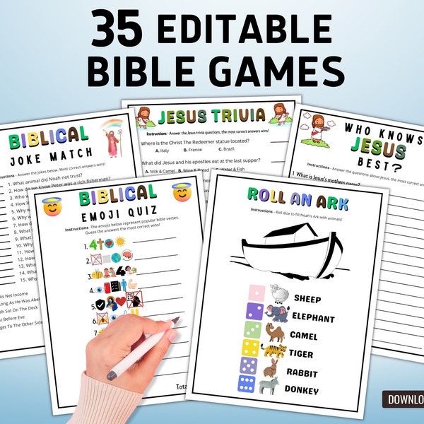 Bible Study Games - Etsy