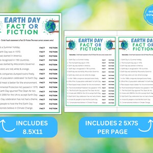 Printable Earth Day Finish the Phrase Game | Classroom Office Seniors ...