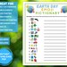 Printable Earth Day Emoji Pictionary Game Classroom Work Church Party ...