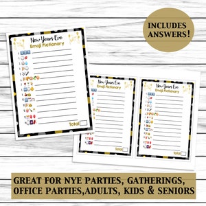 14 New Years Eve Games, NYE Party Games, Trivia, Adults, Kids, Family ...