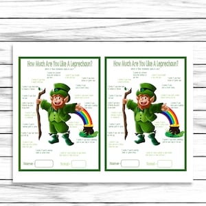 St Patricks Day Game, St Patricks Day Activity, St Patricks Day Party ...