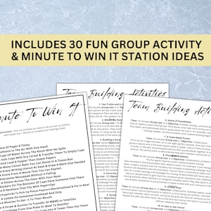 Printable Icebreaker Games | Social Group Activities Editable Template ...