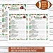 Football Guessing Game, Printable or Virtual Football Party Game for ...
