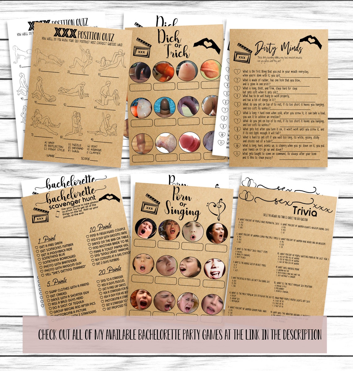 Sex Trivia Game Bachelorette Party Game Dirty Trivia Game - Etsy