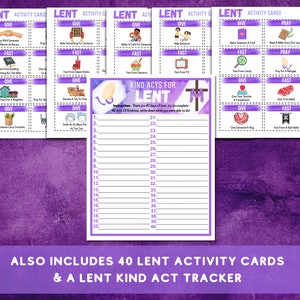 Printable Lent Party Games Set, Kids Lenten Party Activities, Catholic ...