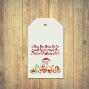 Christmas Cookie Gift Tags, Printable Christmas Gift Tags, DIY Xmas ...
