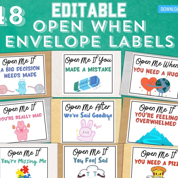 Open When - Etsy