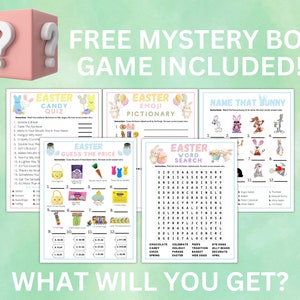 Easter Printable Name Famous Bunny Game | Adults Kids Idea | Fun Family ...