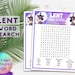 Printable Lent Word Search, Kids Lenten Party Game, Lent Word Activity ...