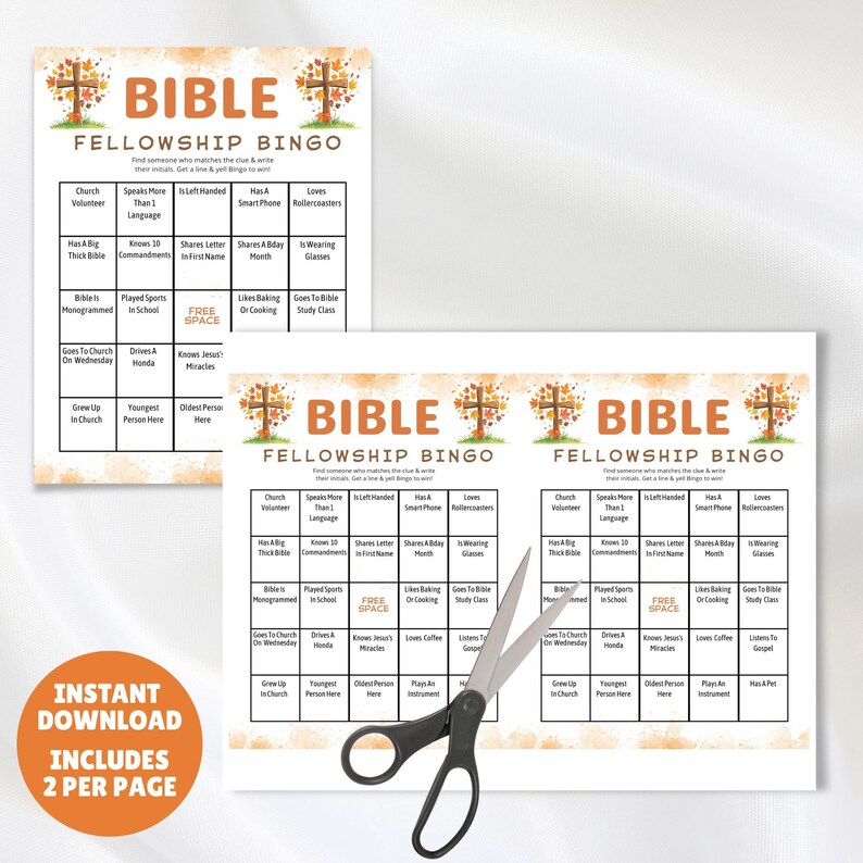 25 Christian Fall Bible Game Bundle, Autumn Women's Ministry & Youth ...