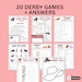 Printable Kentucky Derby Party Games With Answers | 20 Mega Derby ...