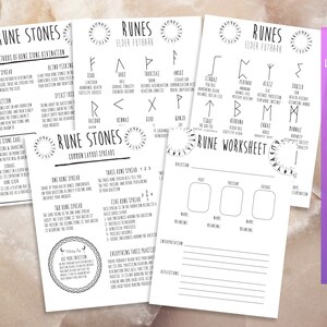 How to Read Rune Stones | Divination Book of Shadows Pages | Baby Witch ...
