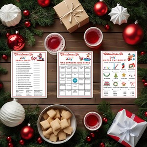 Printable Christmas in July Summer Holiday Party Games | Family ...