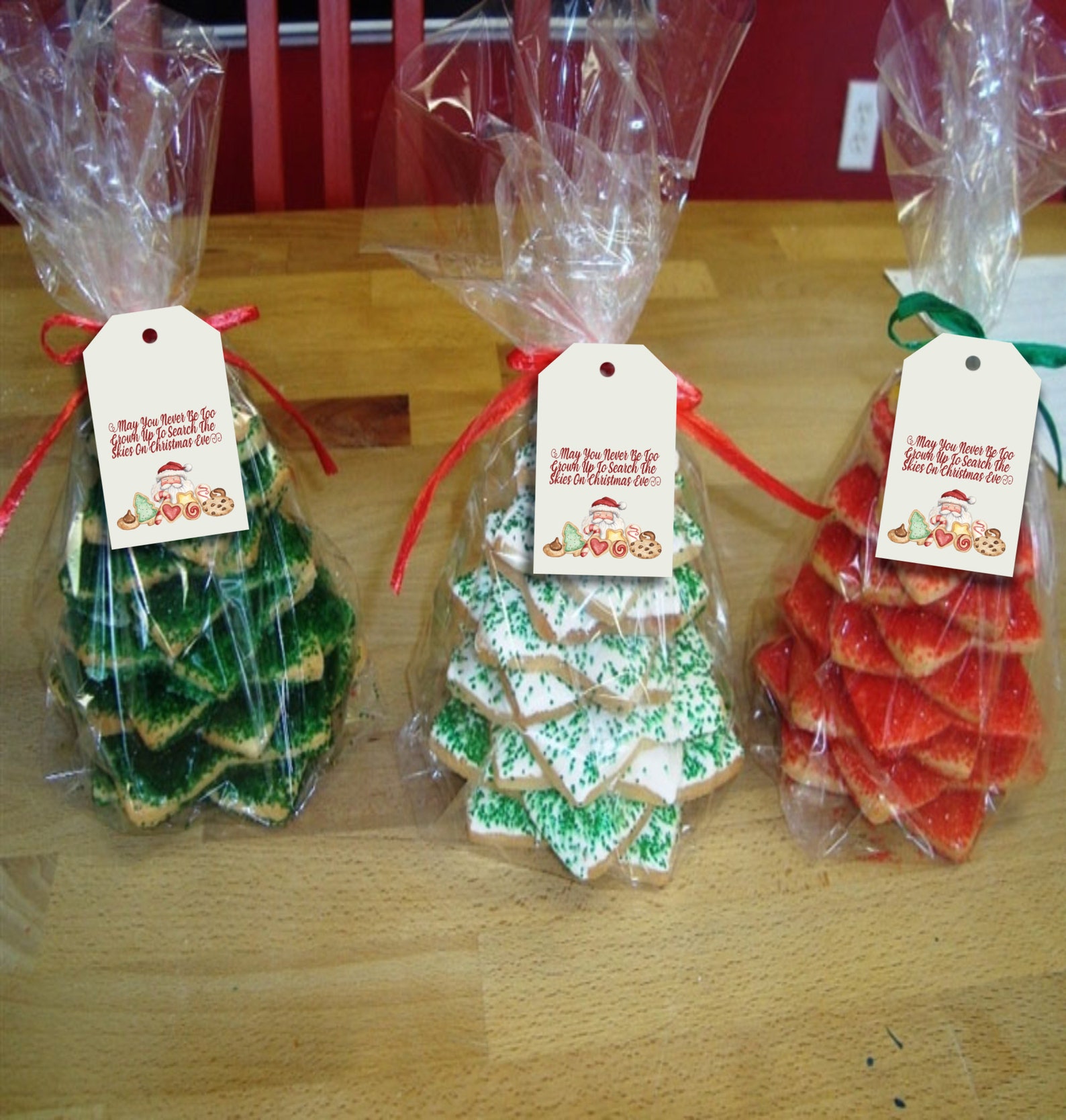 Christmas Cookie Gift Tags Printable Christmas Gift Tags DIY - Etsy