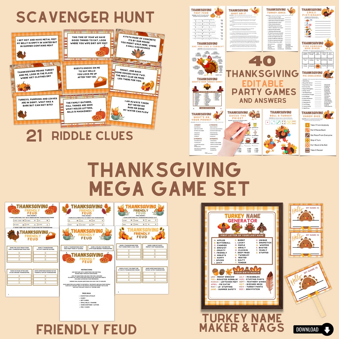 thanksgiving-mega-game-bundle-thanksgiving-family-dinner-etsy
