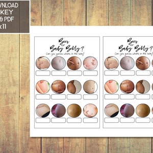 Beer or Baby Belly Game, Pregnant or Beer Belly Game, Baby Shower Games ...