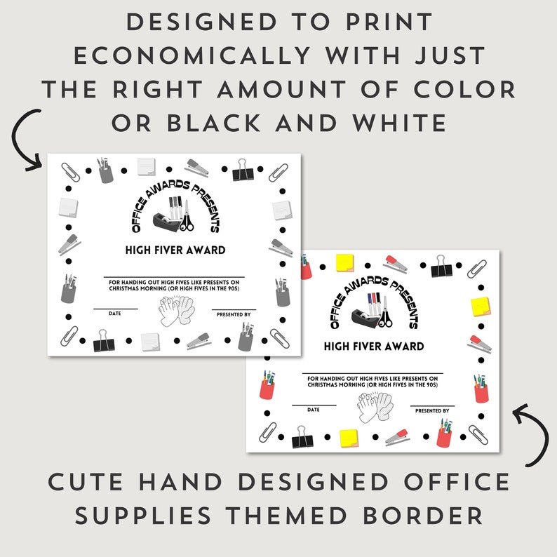 Employee Appreciation Award Certificates | Printable Funny Coworker ...