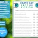 Printable Earth Day Fact or Fiction Game | Classroom Office Seniors ...