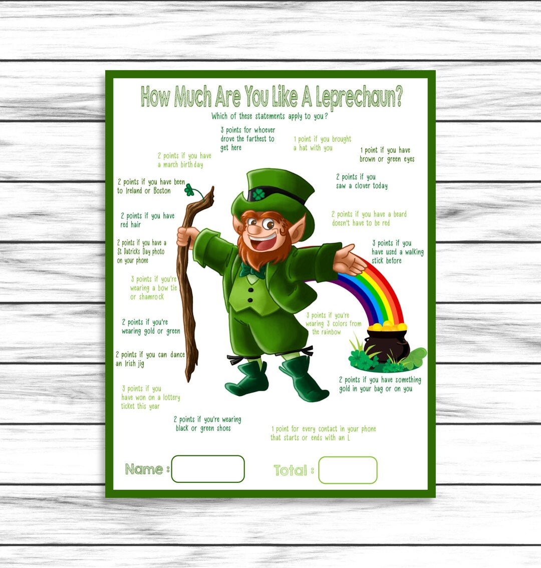 St Patricks Day Game, St Patricks Day Activity, St Patricks Day Party ...