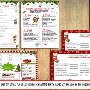 Family Feud Christmas Edition, Family Feud Game, Christmas Trivia Game ...