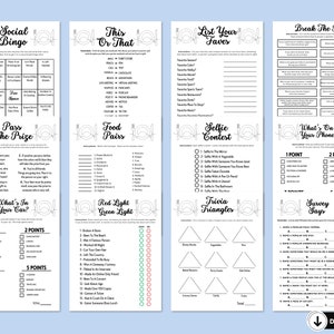 Printable Family Friends Dinner Party Games | Work Icebreaker Games ...