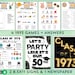 50th Class Reunion Printable Class of 1973 Games Bundle | Welcome ...