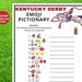 Kentucky Derby Emoji Pictionary Game Triple Crown Party Games Horse ...